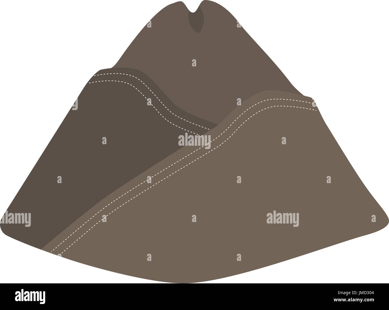 Vector illustration military forage cap. Aviation uniform cap Stock ...