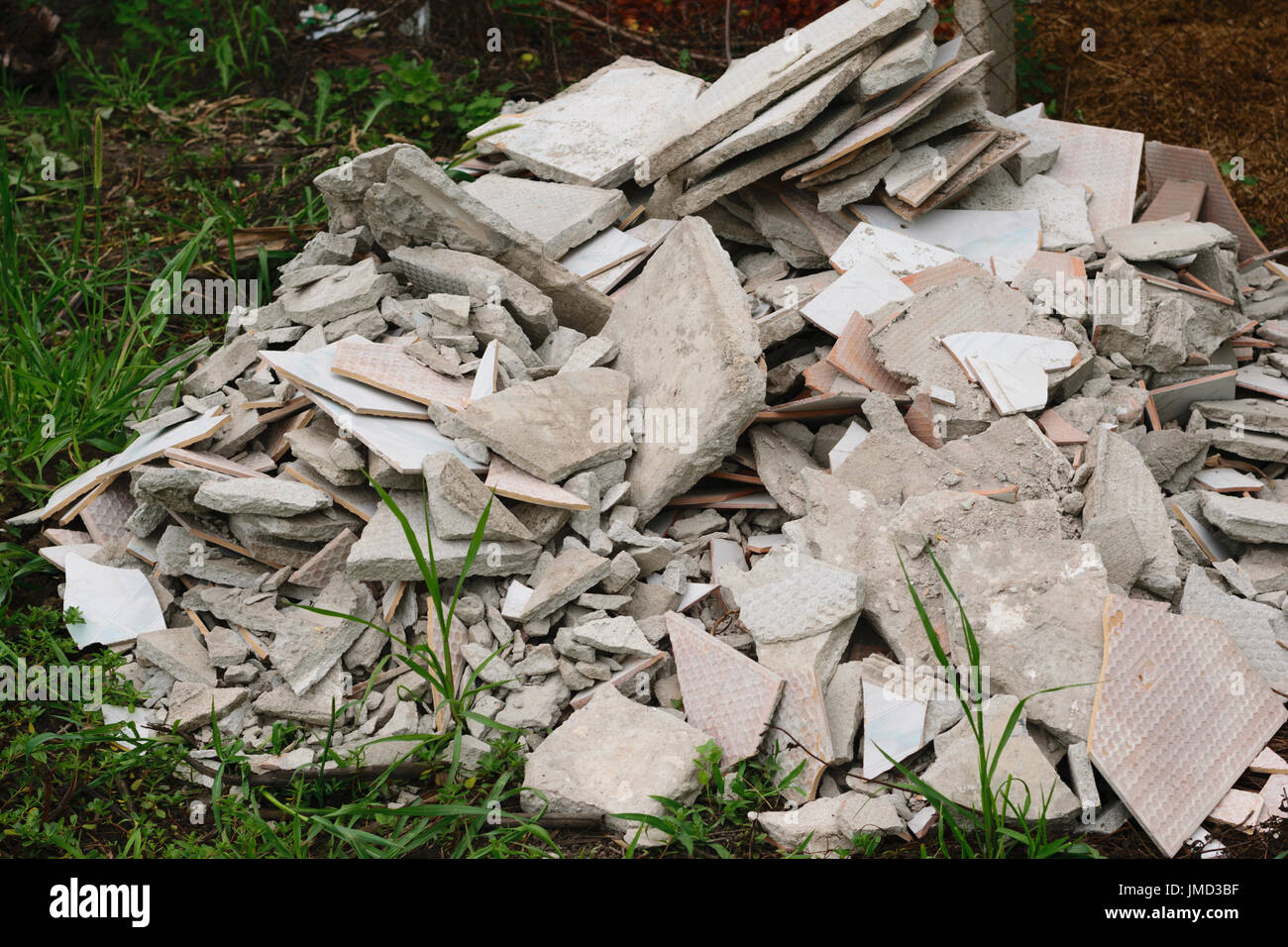 Demolition waste container hi-res stock photography and images - Alamy