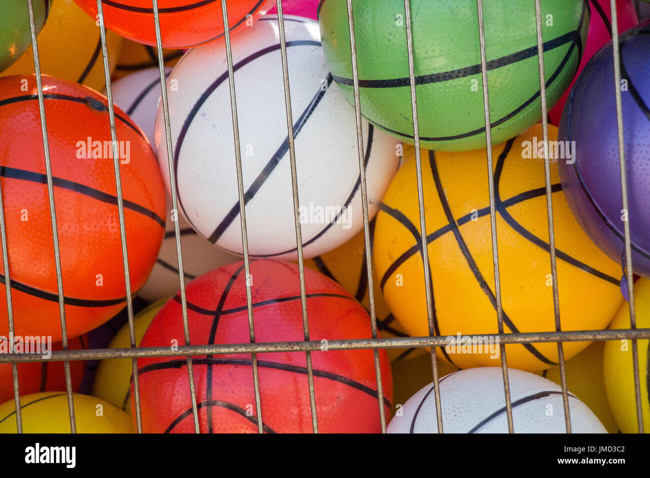 Rubber ball of various color as a background Stock Photo - Alamy