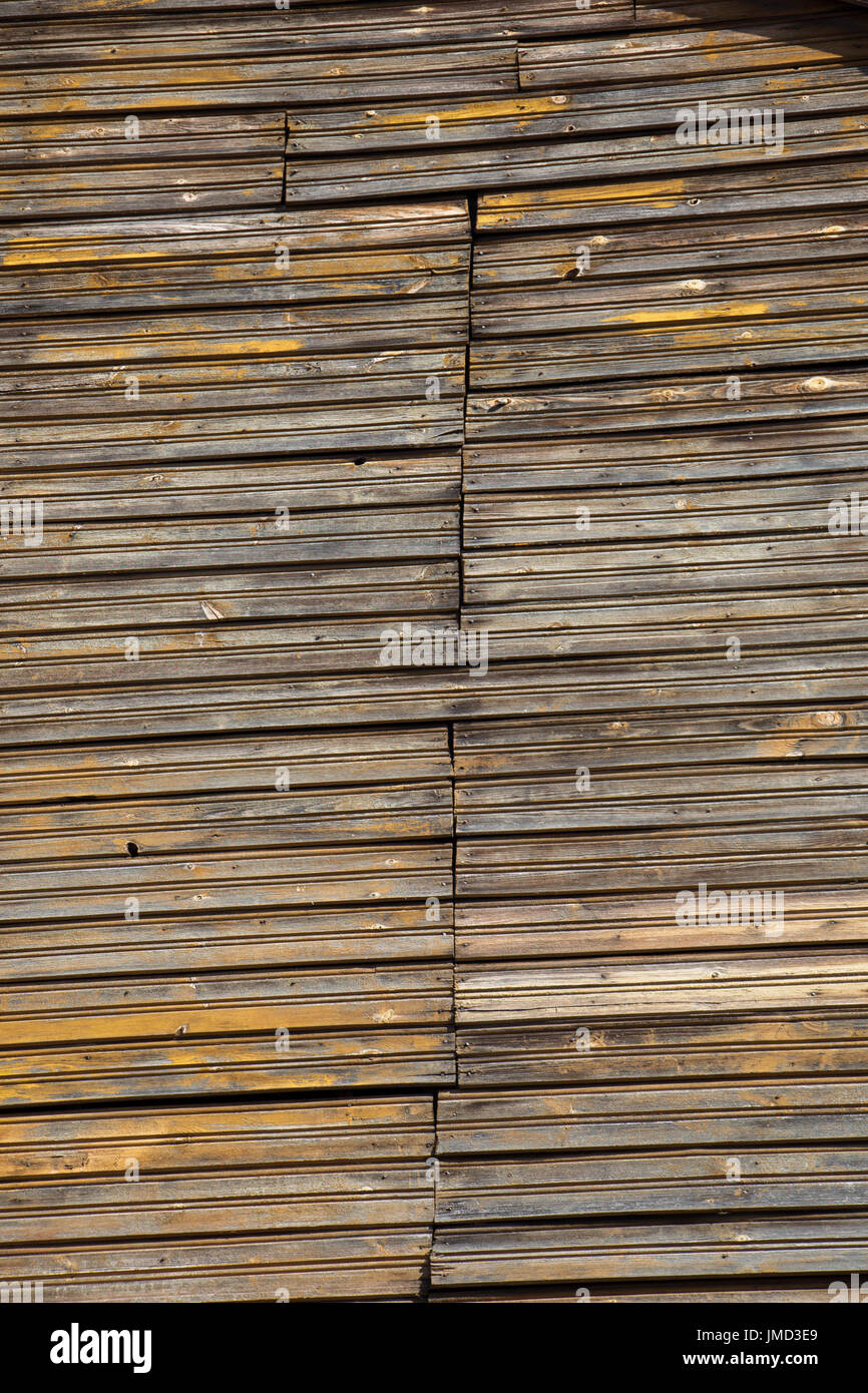 Texture details of an old wooden plunks as background Stock Photo - Alamy