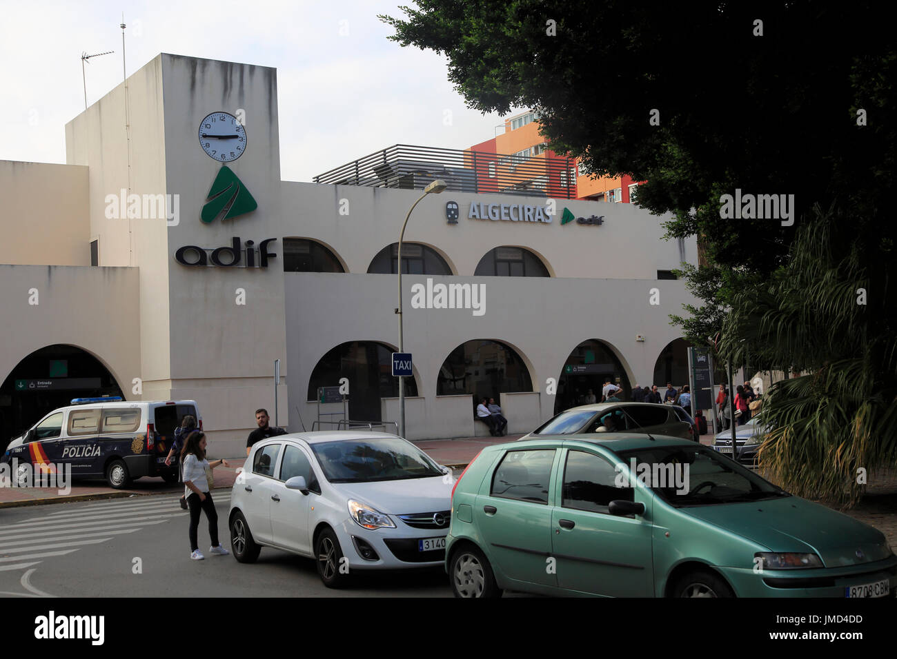 ADIF railway train station, Algeciras, Cadiz province, Spain Stock ...