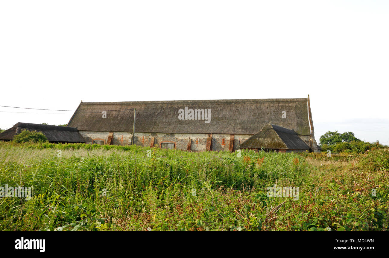 A view of the Great Barn at Waxham, Norfolk, England, United Kingdom ...