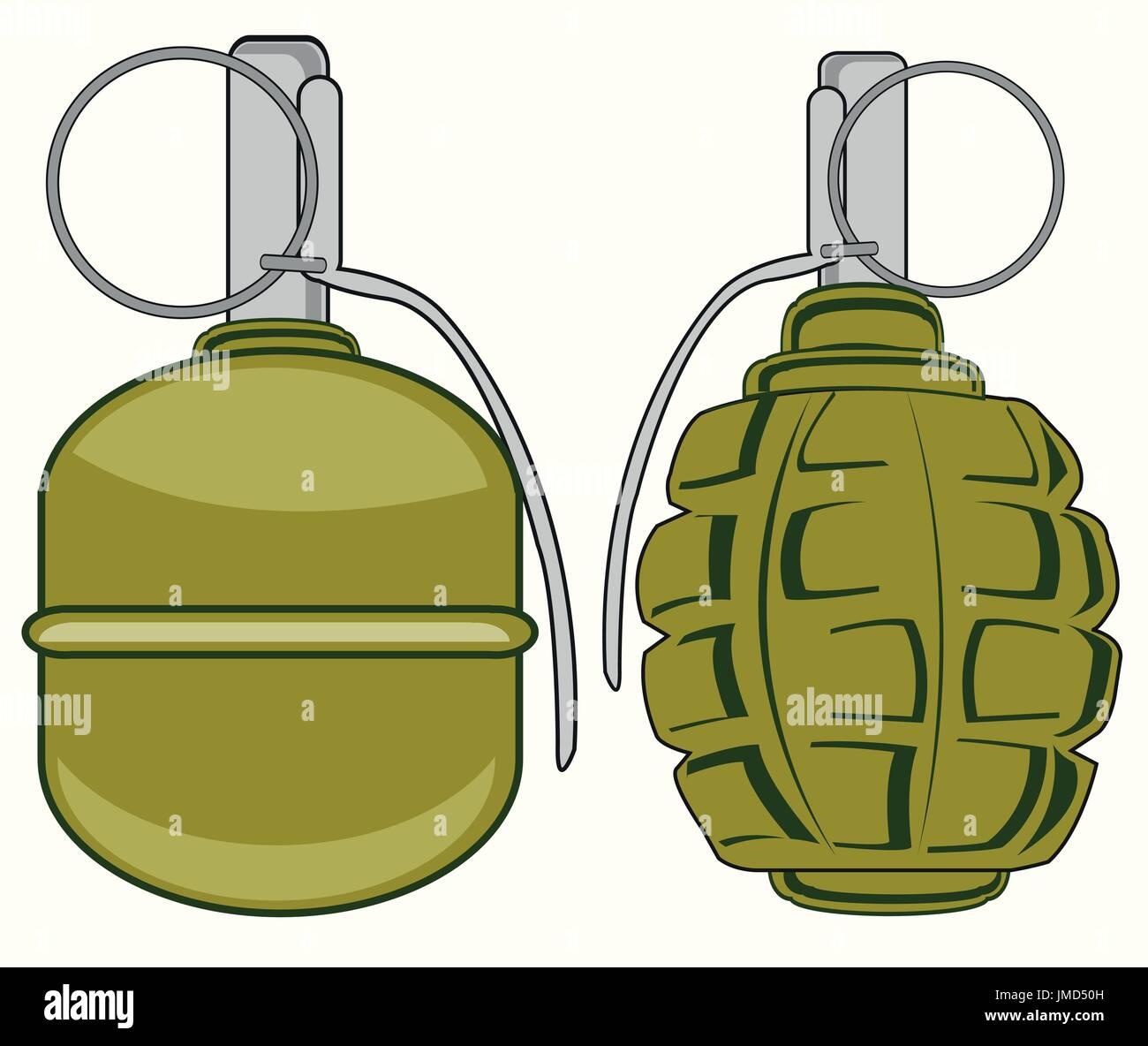 Two garnets offensive and defensive on white background Stock Vector ...