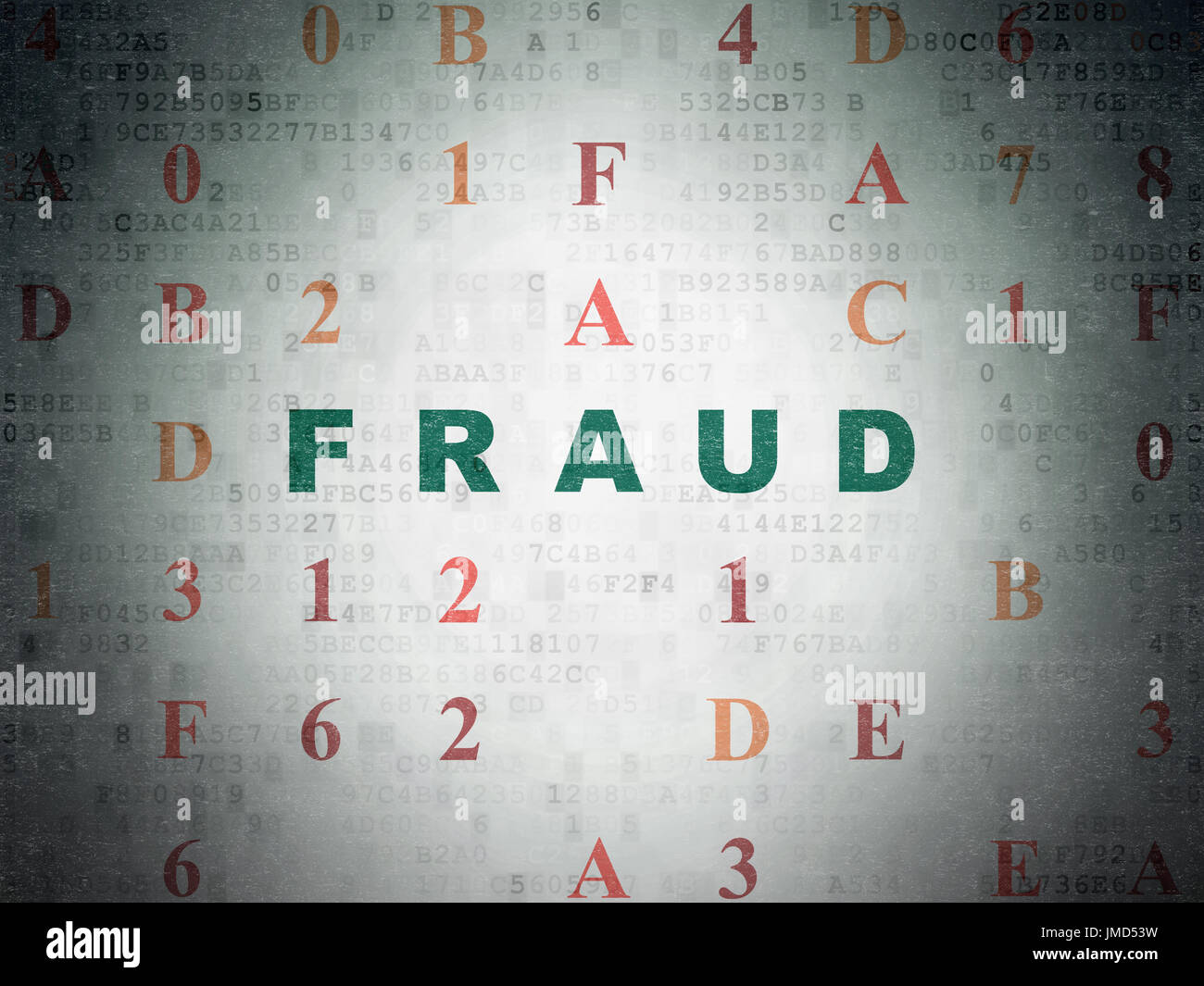 Safety concept: Fraud on Digital Data Paper background Stock Photo - Alamy