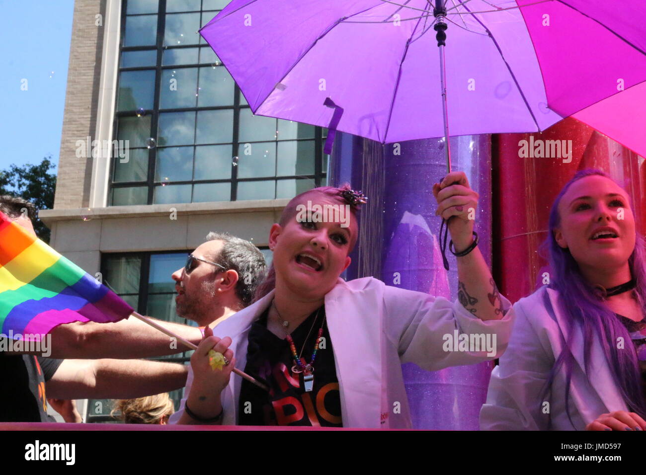 New York City Gay Pride 2017 march in New York City. Featuring: Kelly ...