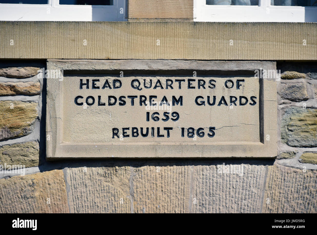 Descriptive plaque. Coldstream Guards Museum. Market Square, Coldstream ...