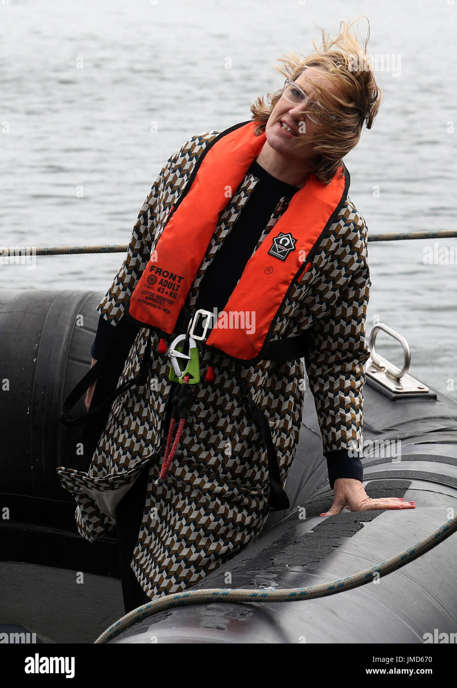 Home Secretary Amber Rudd on board one of Border Force's new coastal ...