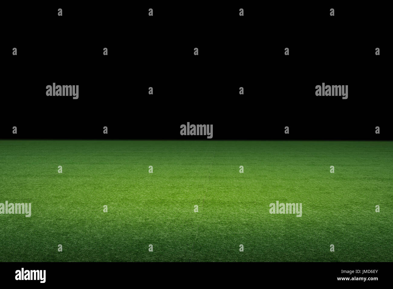 3d rendering empty soccer field at night Stock Photo - Alamy