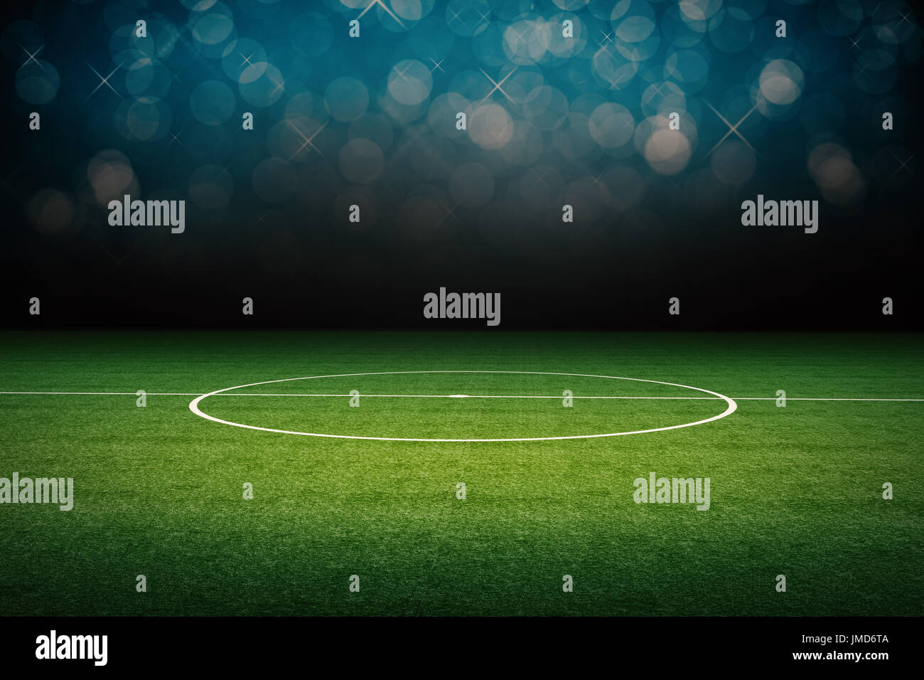 Empty Soccer Field Night
