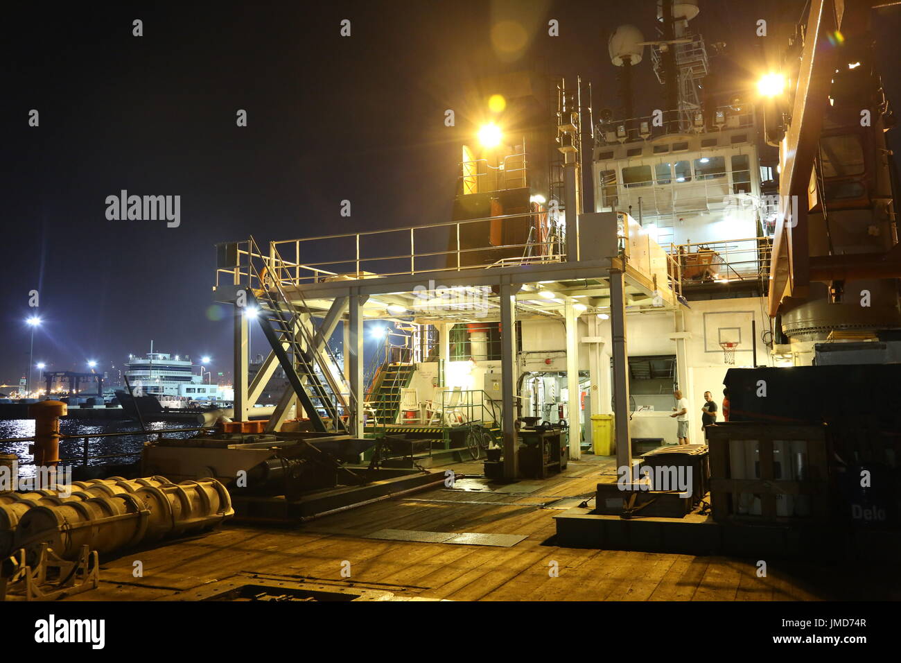 Big red ship hi-res stock photography and images - Alamy