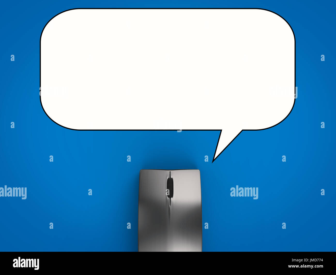 Computer device bubble speech hi-res stock photography and images - Alamy