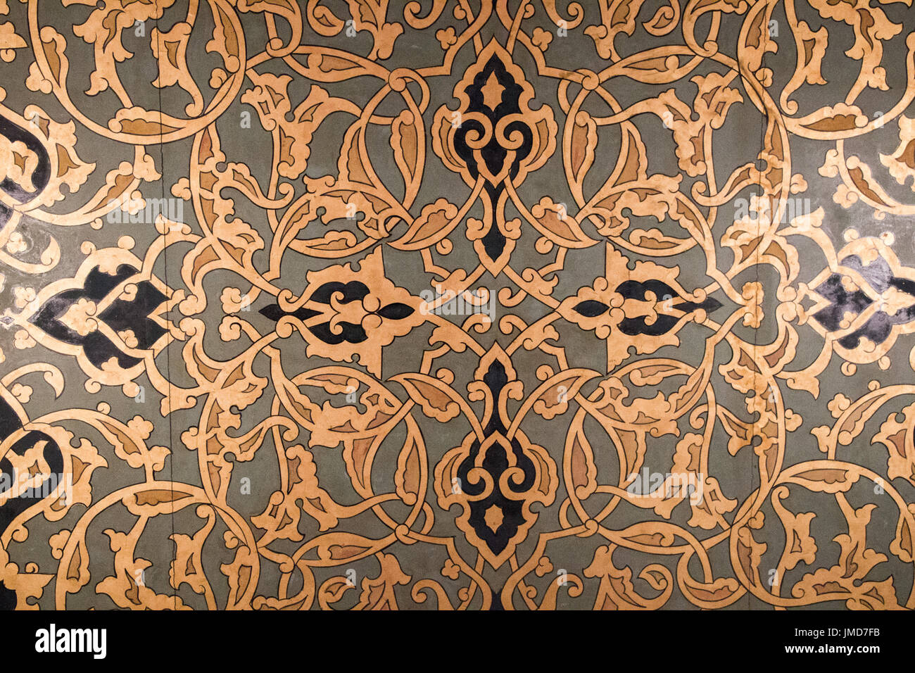 Floral art pattern example of the Ottoman time Stock Photo - Alamy