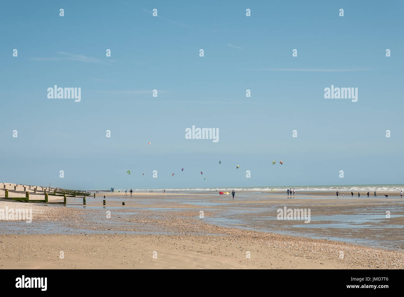 Camber Sands Beach, Kent UK Stock Photo - Alamy