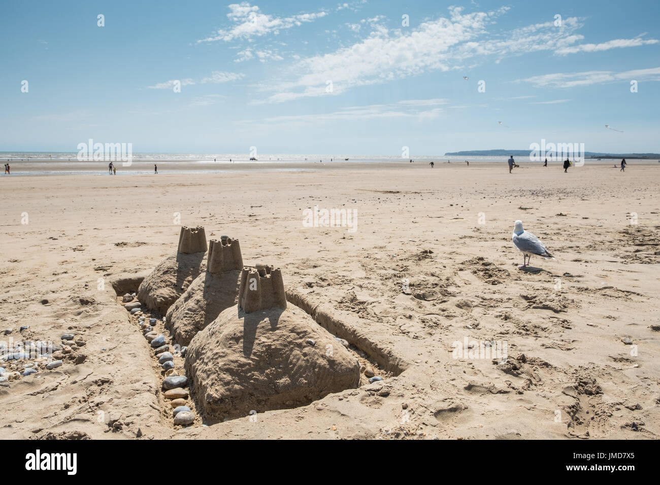 Camber Sands Beach, Kent UK Stock Photo - Alamy