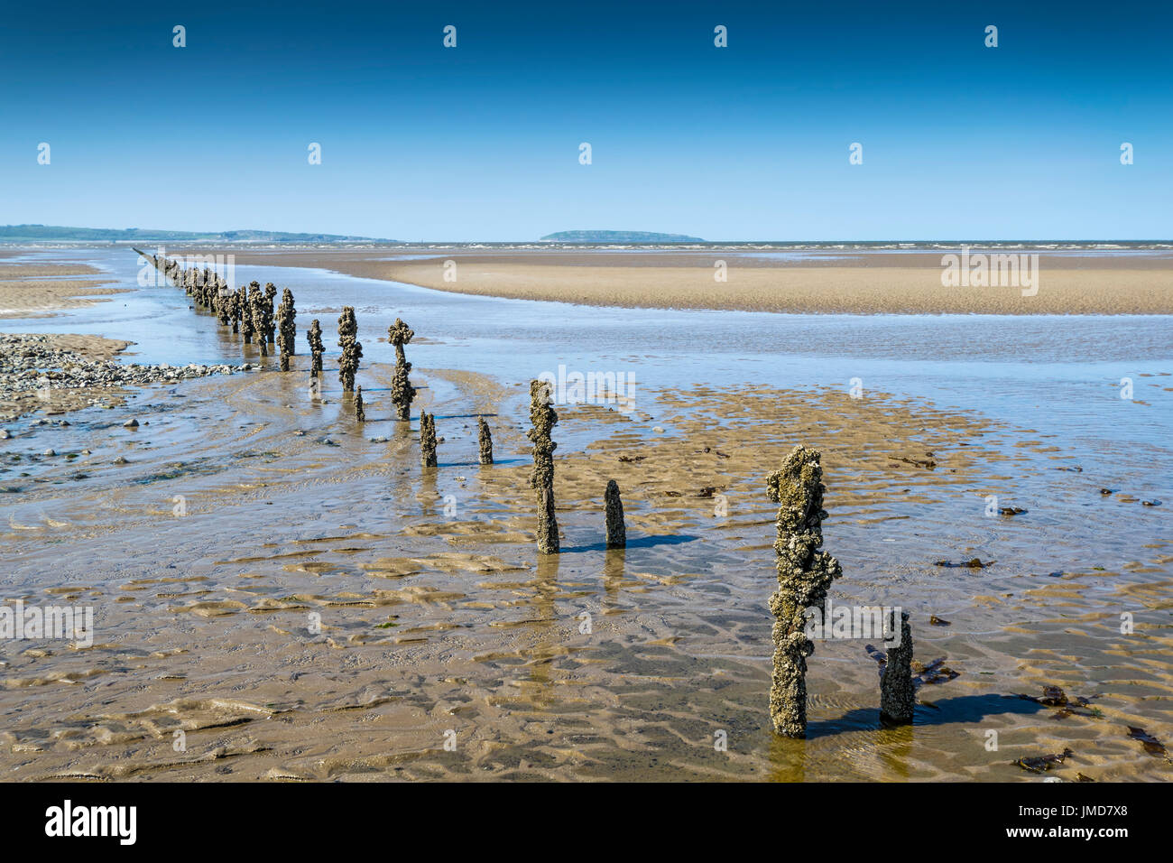 Llanfairfechan beach on the North Wales coast Stock Photo - Alamy