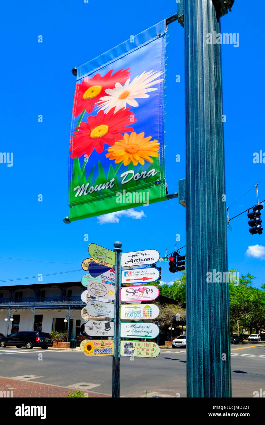 Downtown mount dora florida hi-res stock photography and images - Alamy