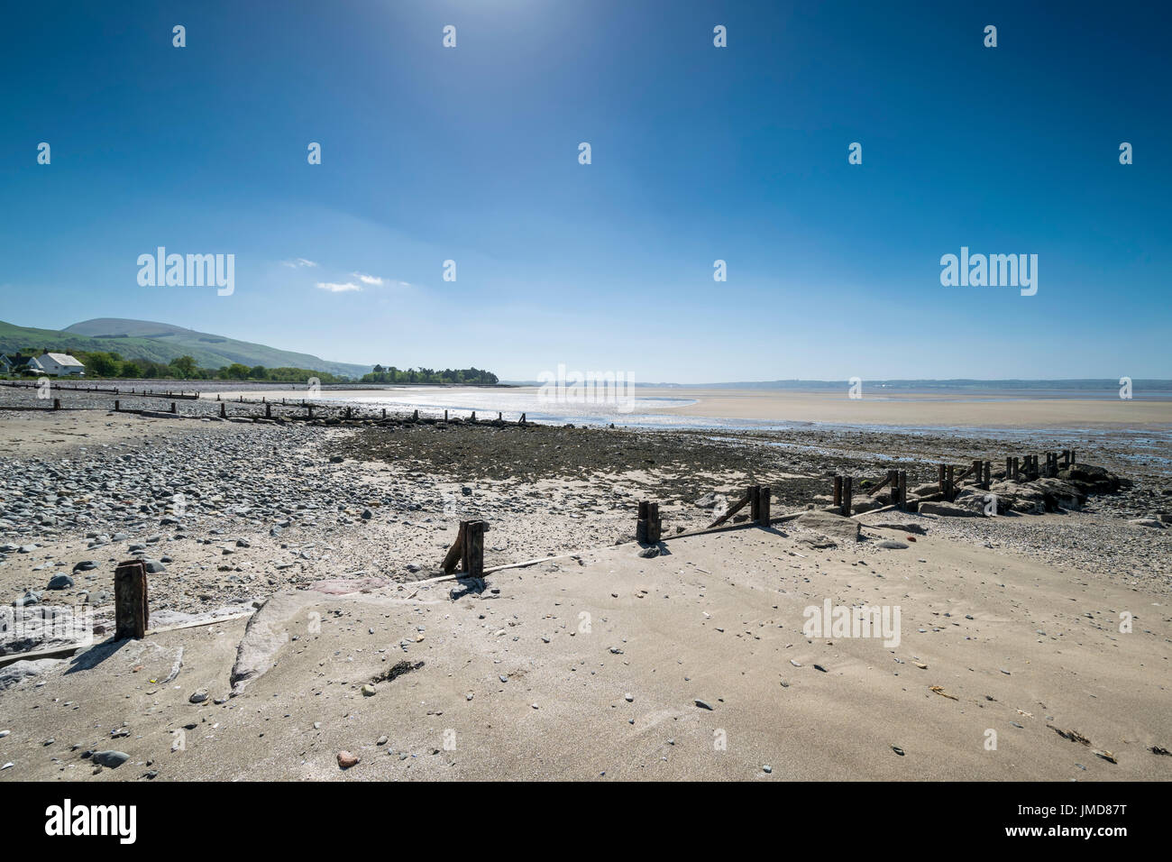 Llanfairfechan beach on the North Wales coast Stock Photo - Alamy