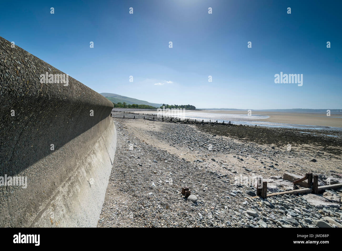 Llanfairfechan beach on the North Wales coast Stock Photo - Alamy