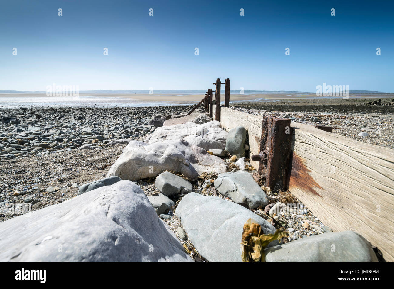 Llanfairfechan beach on the North Wales coast Stock Photo - Alamy