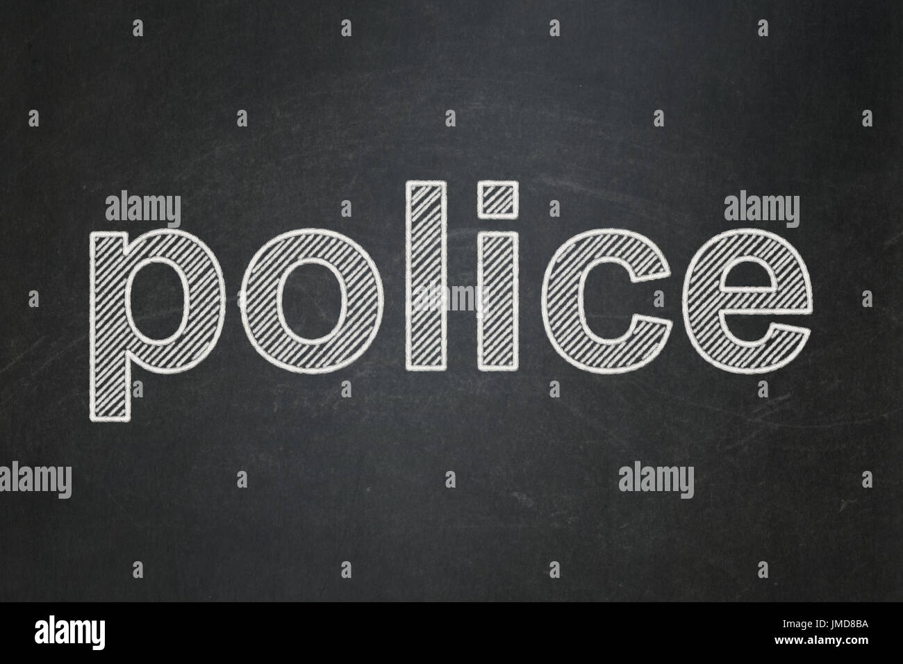 Law concept: Police on chalkboard background Stock Photo - Alamy