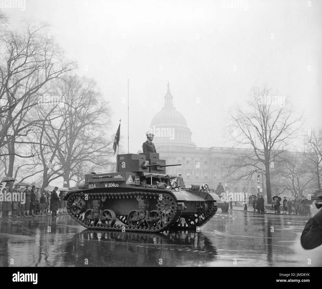 Army Tank and U.S. Capitol Building, Army Day Parade, Washington DC ...