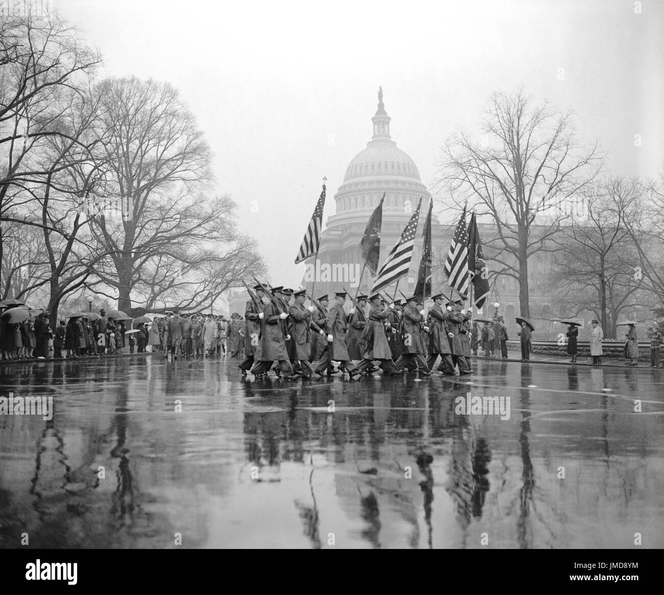 American soldiers marching hi-res stock photography and images - Alamy