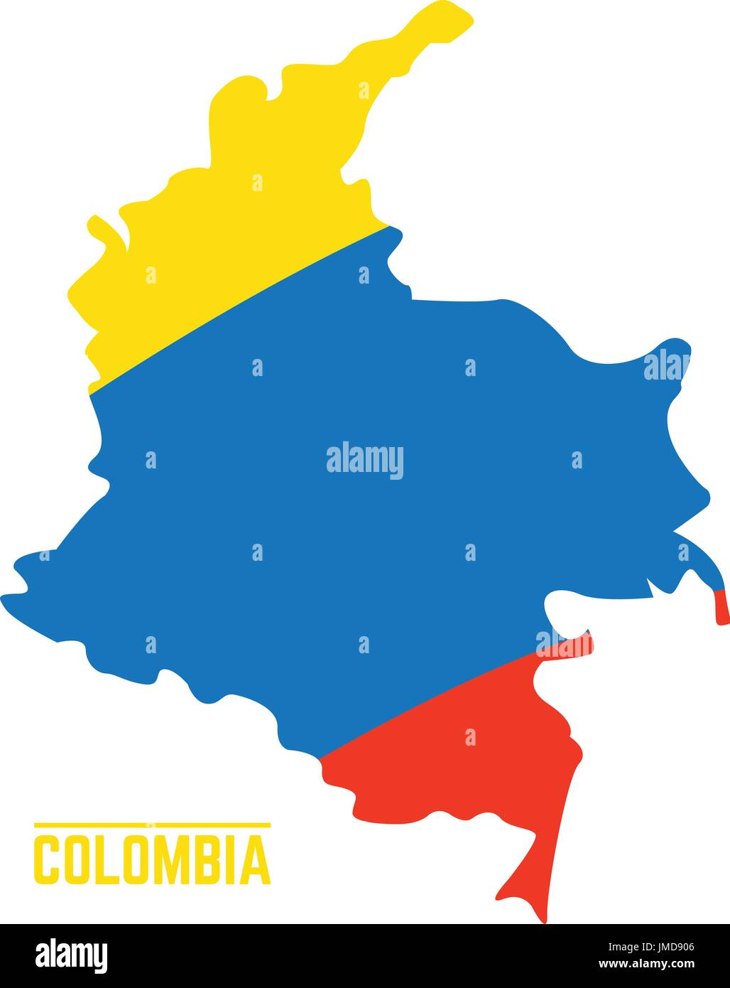 Flag and map of Colombia Stock Vector Image & Art - Alamy