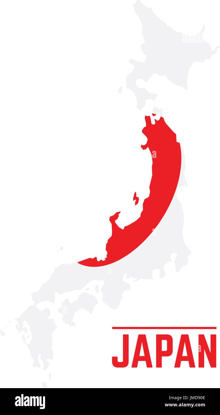 Flag and map of Japan Stock Vector Image & Art - Alamy