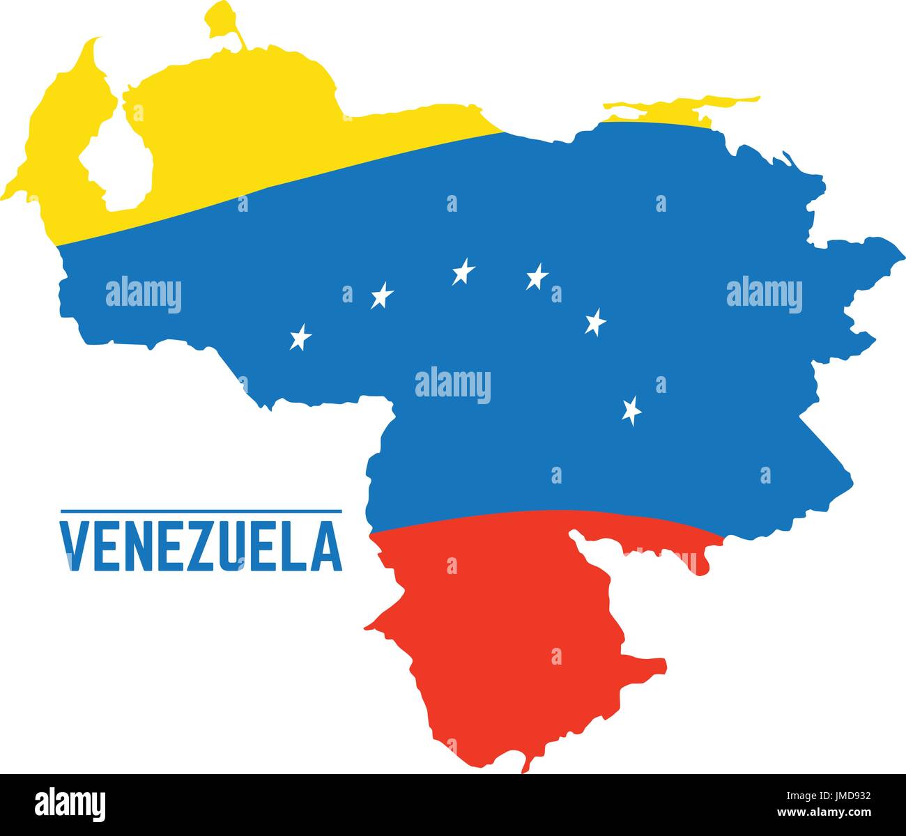 Flag and map of Venezuela Stock Vector Image & Art - Alamy