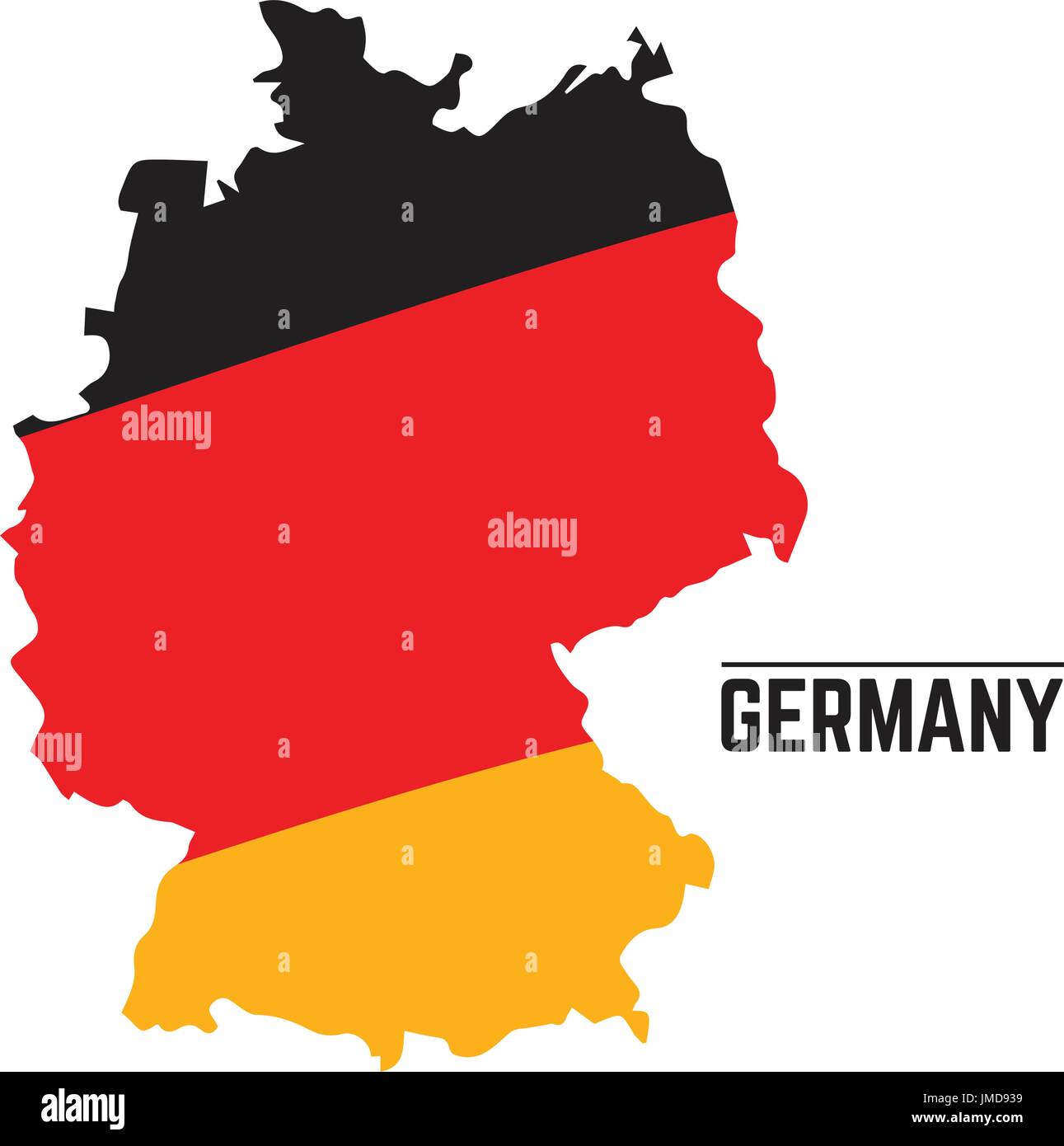 Flag and map of Germany Stock Vector Image & Art - Alamy