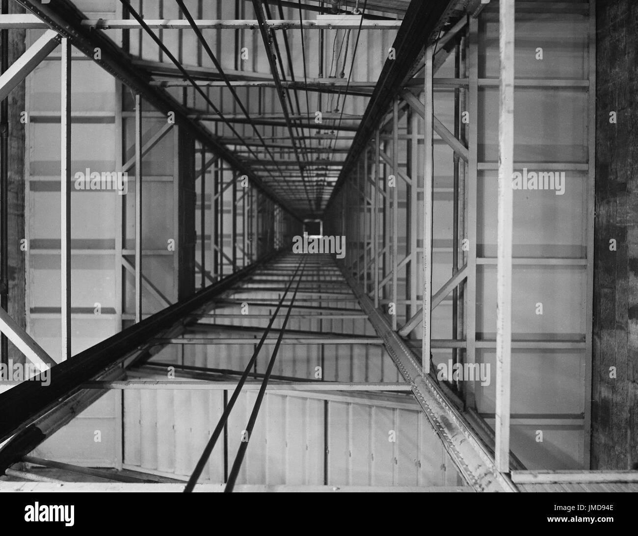 Elevator Shaft, Low Angle View, Washington Monument, Washington DC, USA ...
