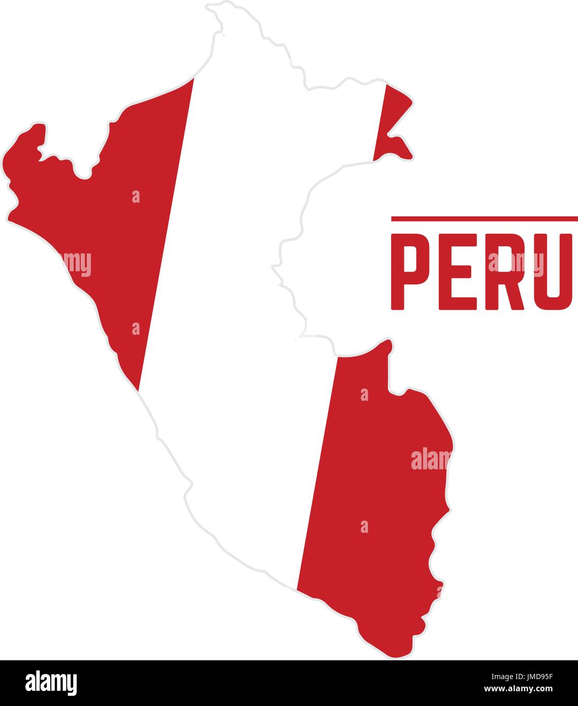 Flag and map of Peru Stock Vector Image & Art - Alamy