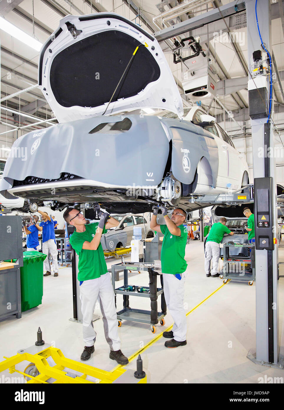 Official launch of the SKODA Octavia model production in Relizane Stock ...