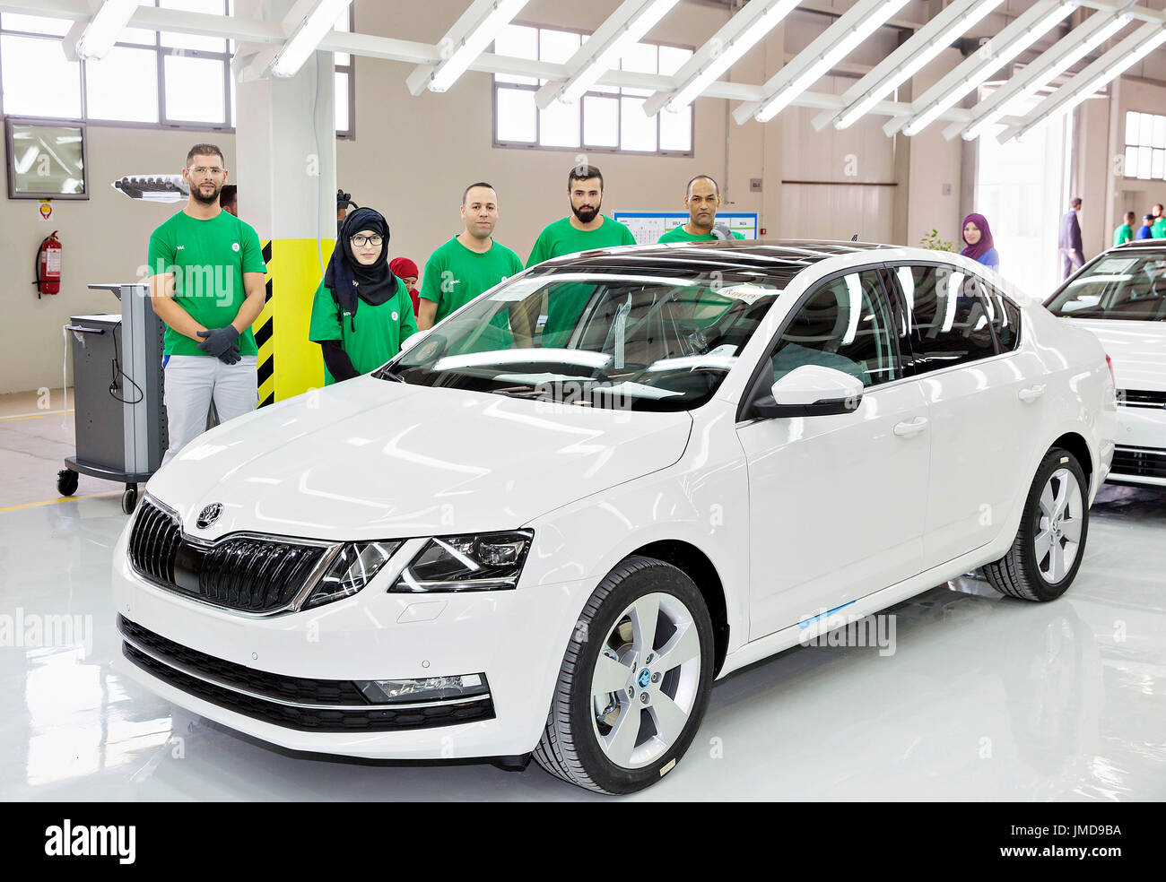 Official launch of the SKODA Octavia model production in Relizane Stock ...