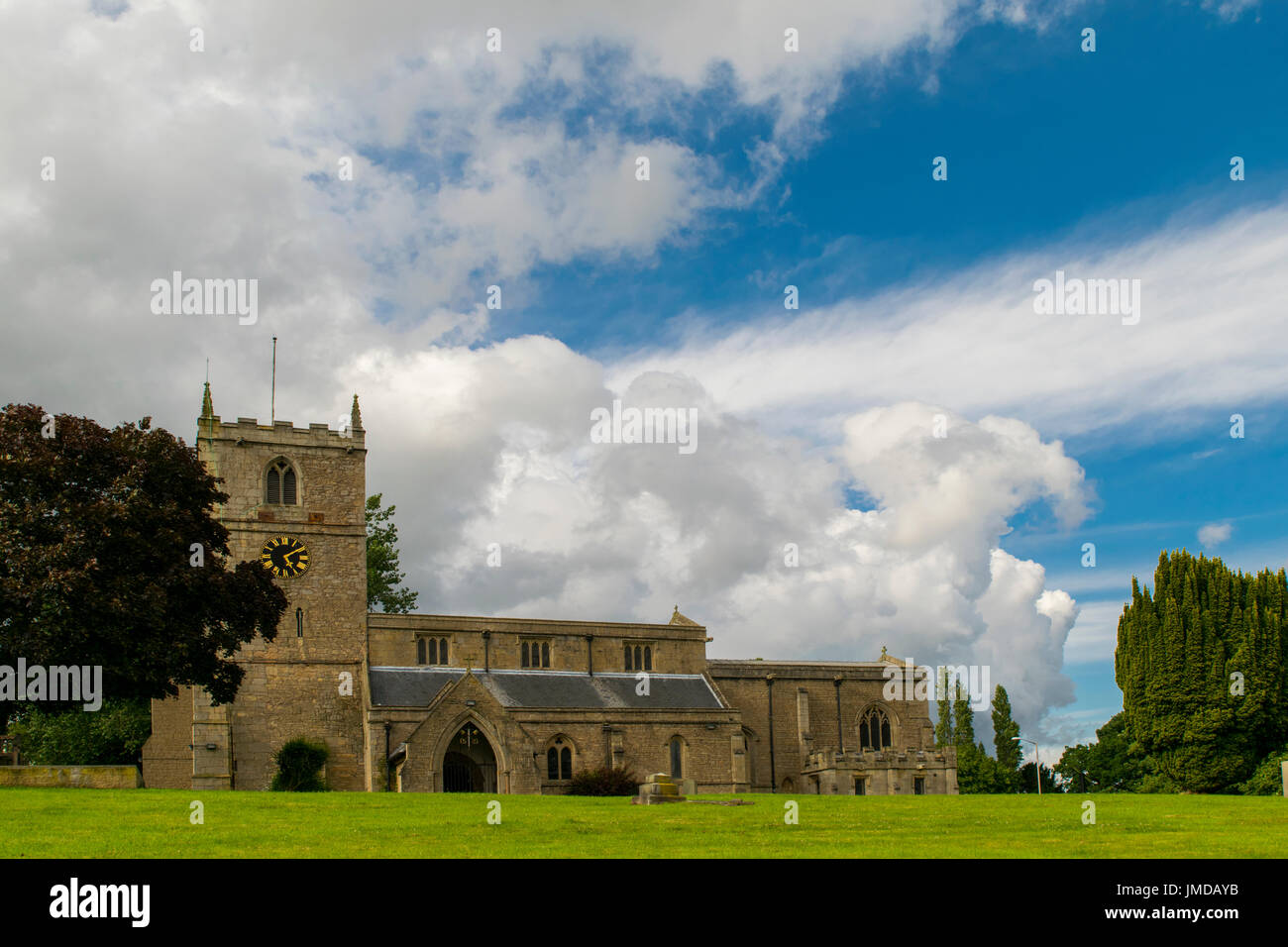 Old warsop church hi-res stock photography and images - Alamy