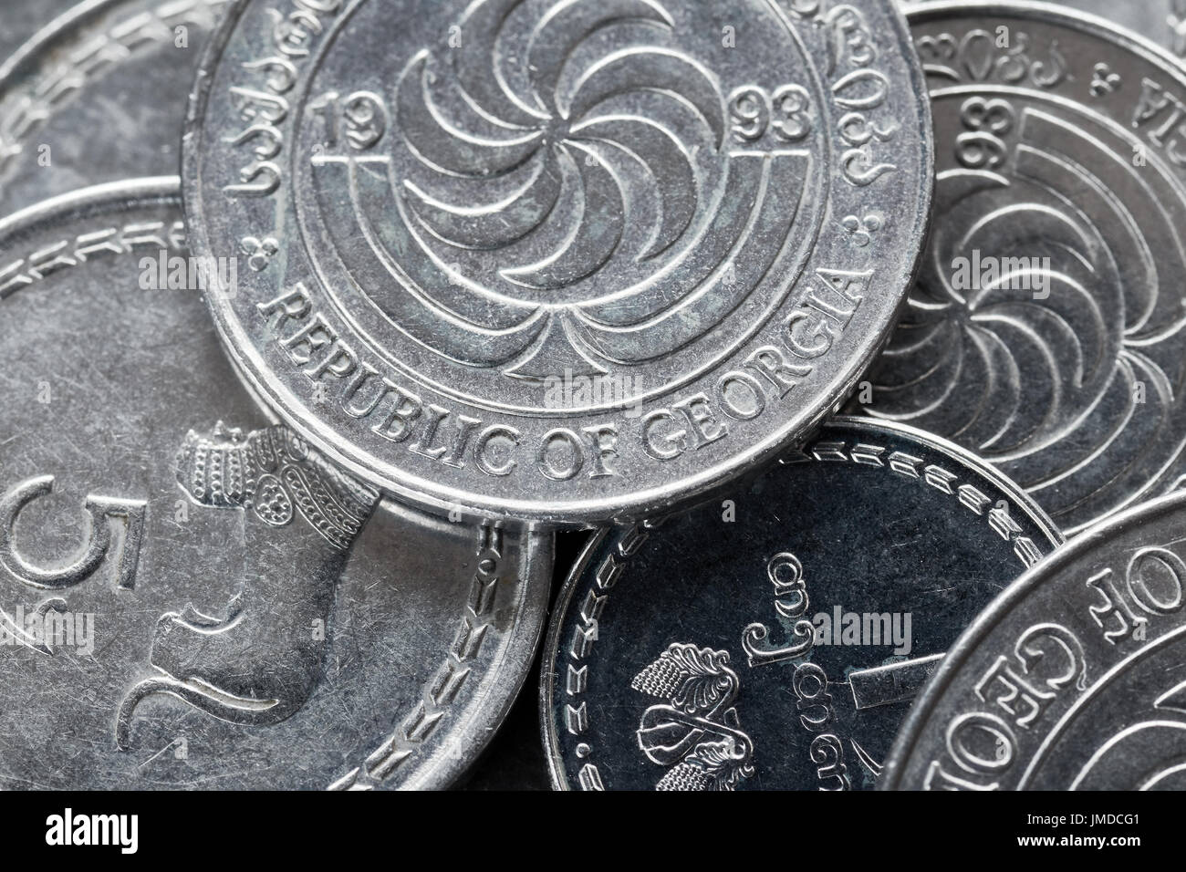 Close up picture of Georgian lari, shallow depth of field Stock Photo ...