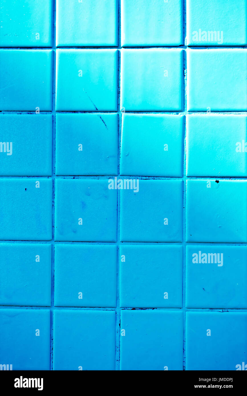 Blue tiles texture background Stock Photo - Alamy