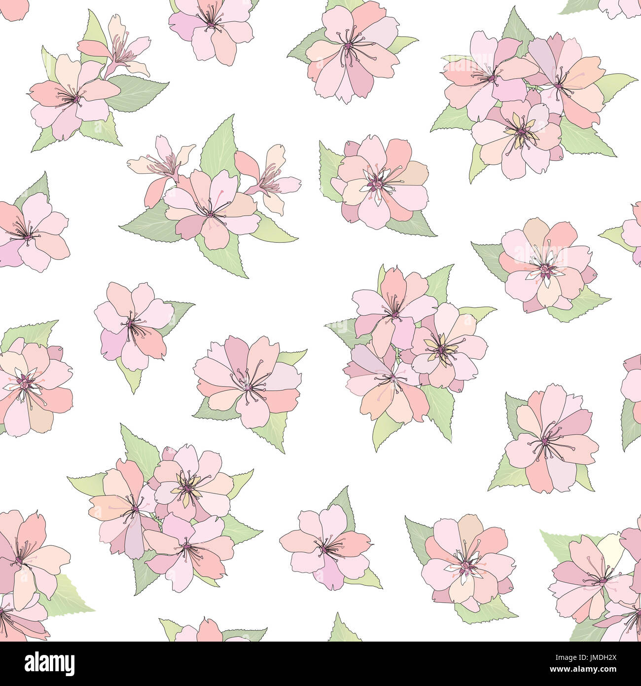 Floral seamless pattern. Flower background. Flourish garden texture ...