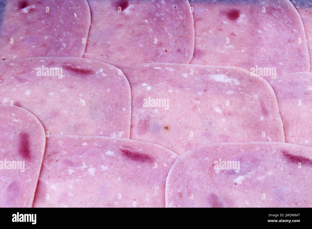 Pink ham processed meat Stock Photo - Alamy