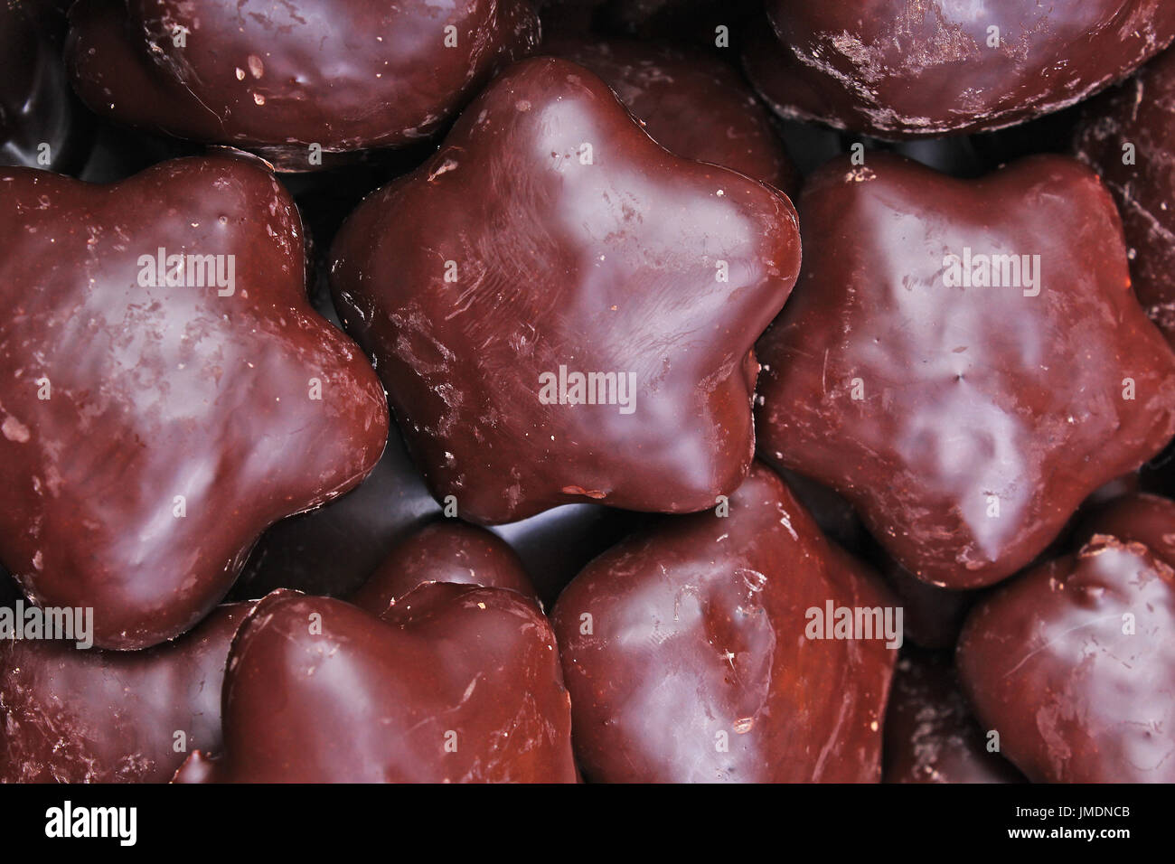 Chocolate coated gingerbread Stock Photo - Alamy