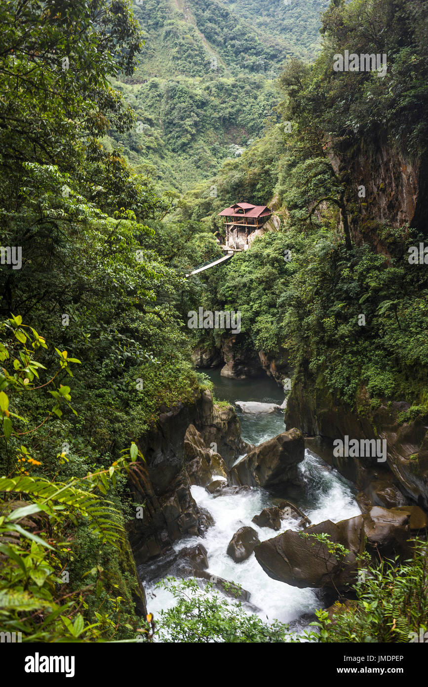 Devil's Cauldron waterfall (spanish: Pailon del Diablo) - Mountain ...