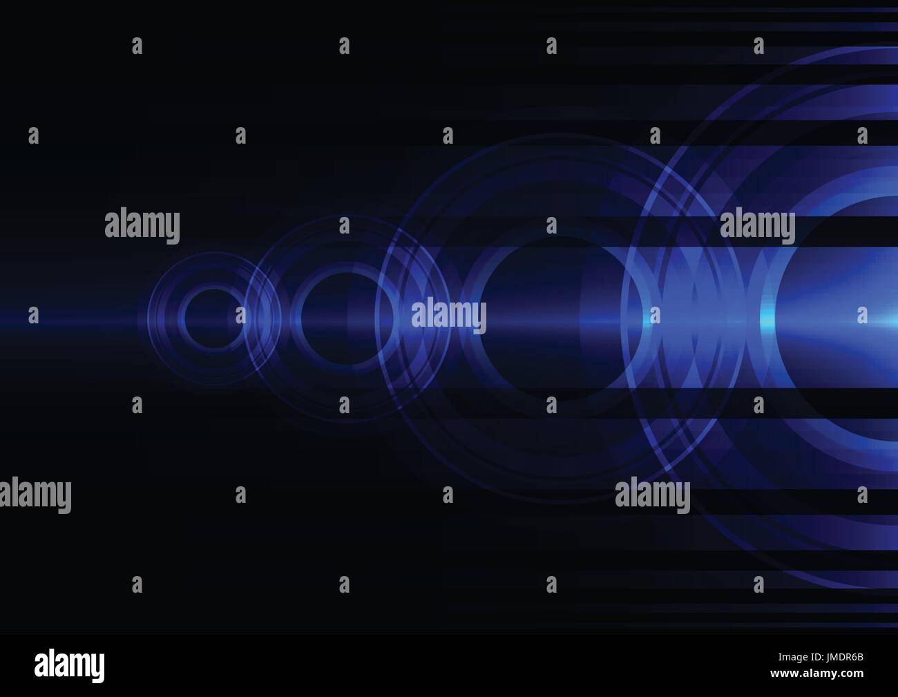 frequency wave with line technology abstract background, digital circle ...