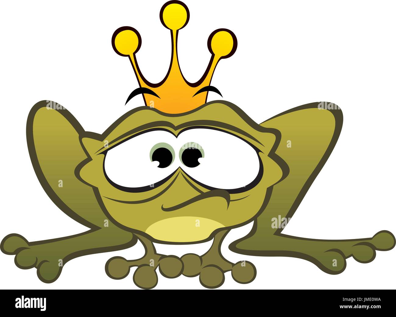 Sad frog Stock Vector Images - Alamy
