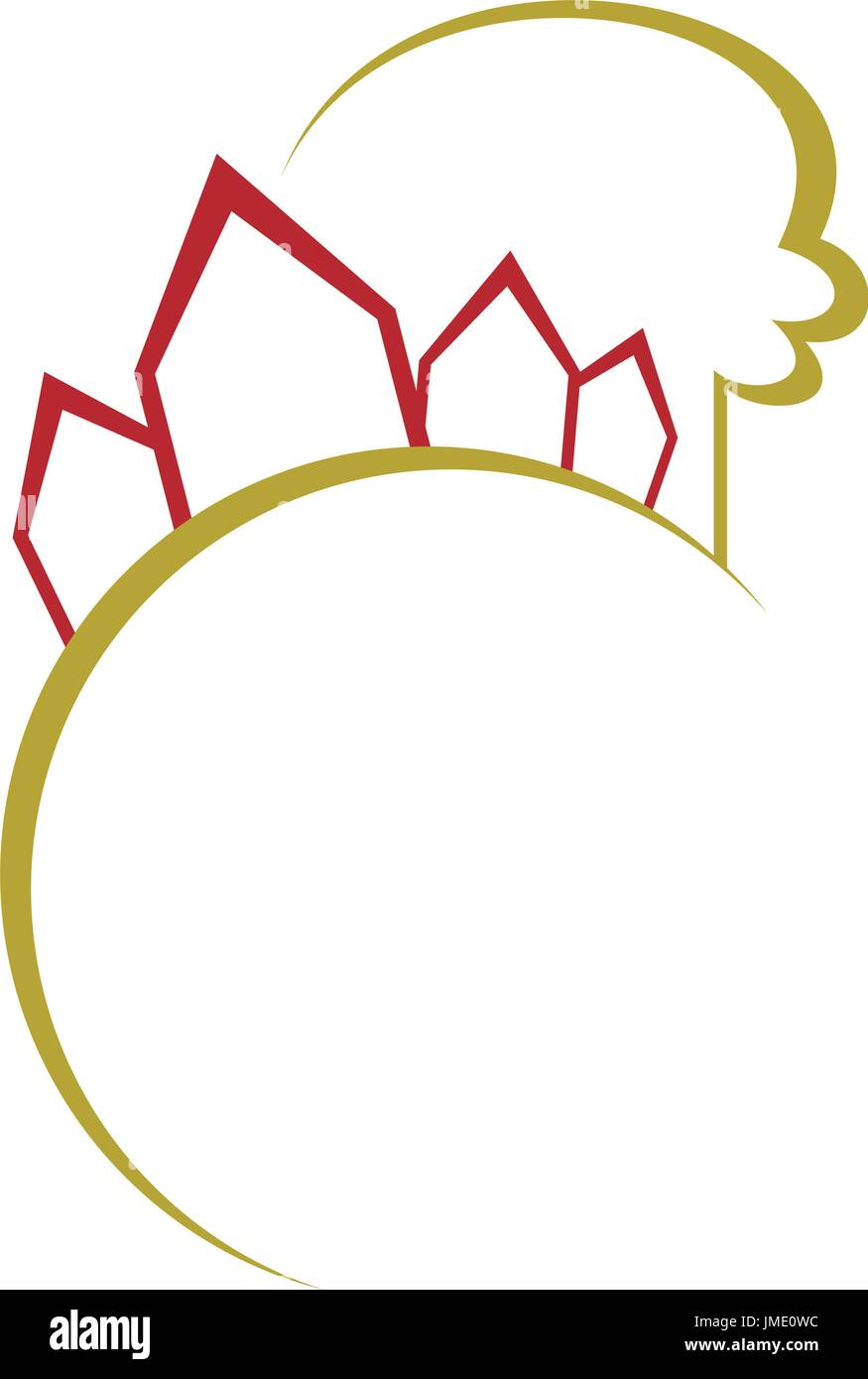 Healthy house illustration Stock Vector Images - Alamy