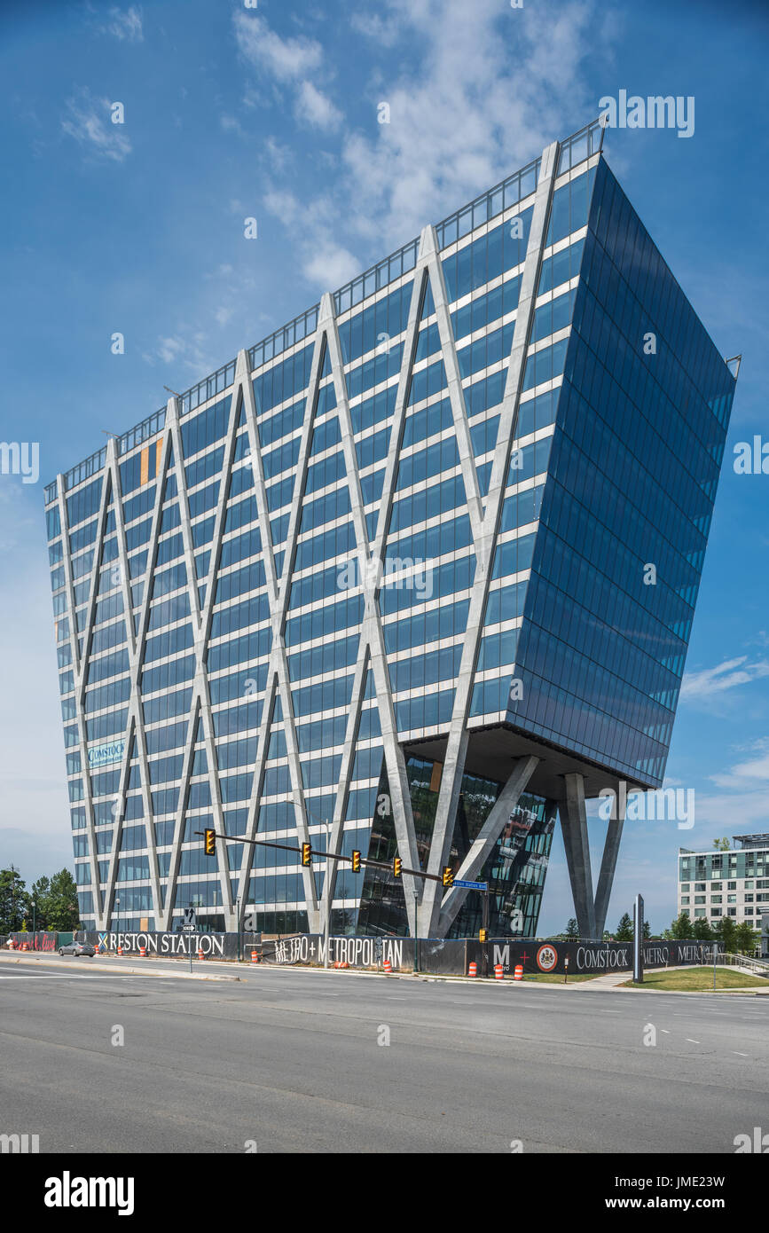Reston Station, new construction on the outskirts of town center Stock ...