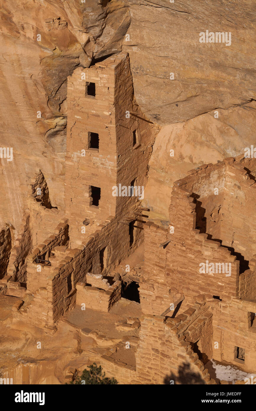 Square Tower House, Mesa Verde National Park, Colorado Stock Photo - Alamy