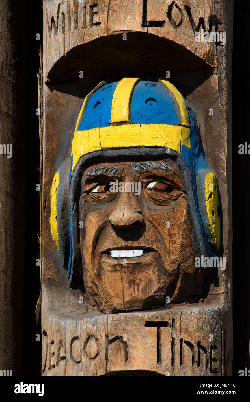 Codger Pole, Palouse Scenic Byway, Colfax, Washington Stock Photo - Alamy
