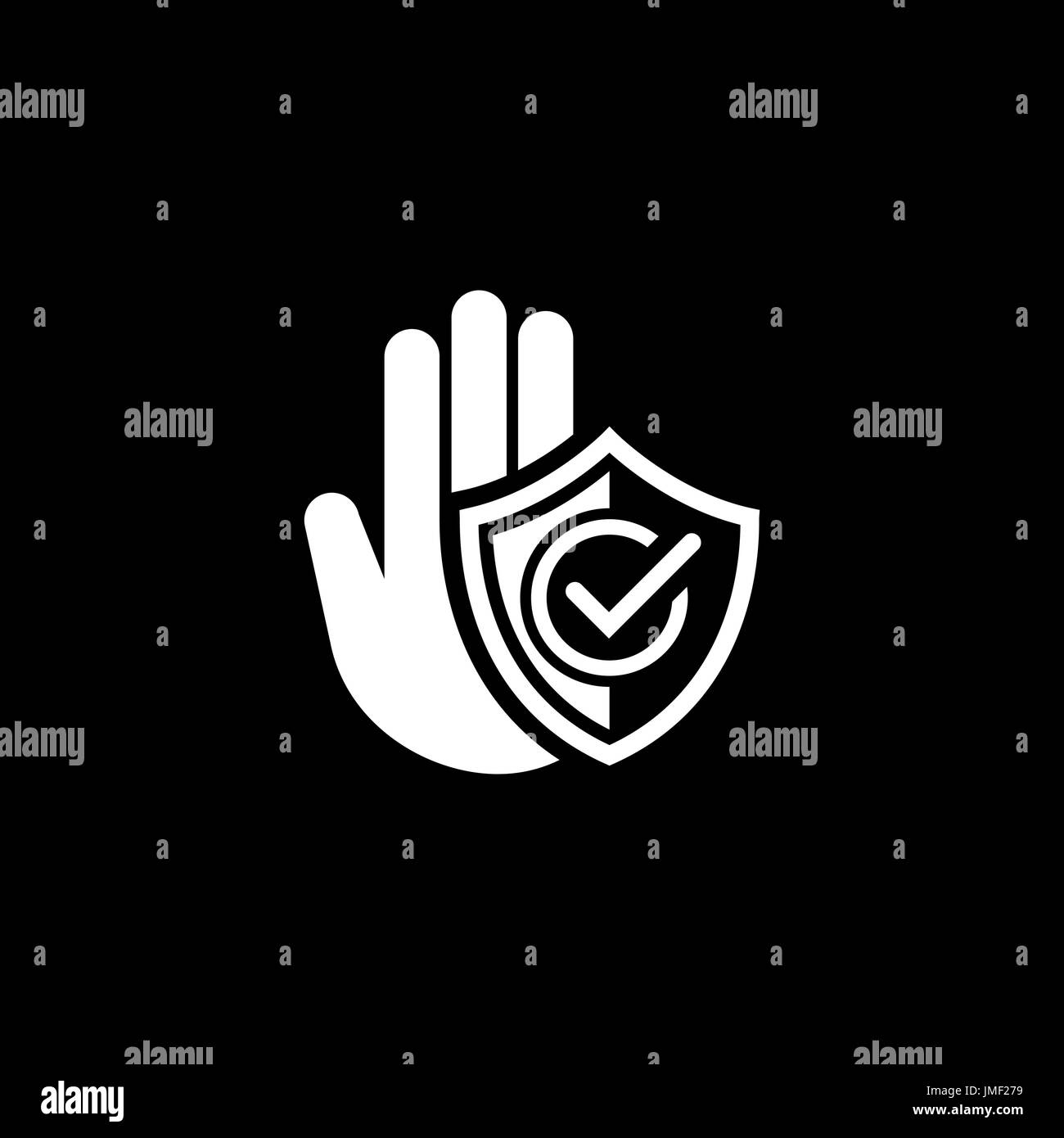 Secured zone Stock Vector Images - Alamy
