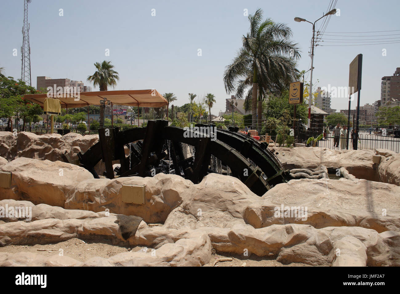 Egypt water wheels hi-res stock photography and images - Alamy
