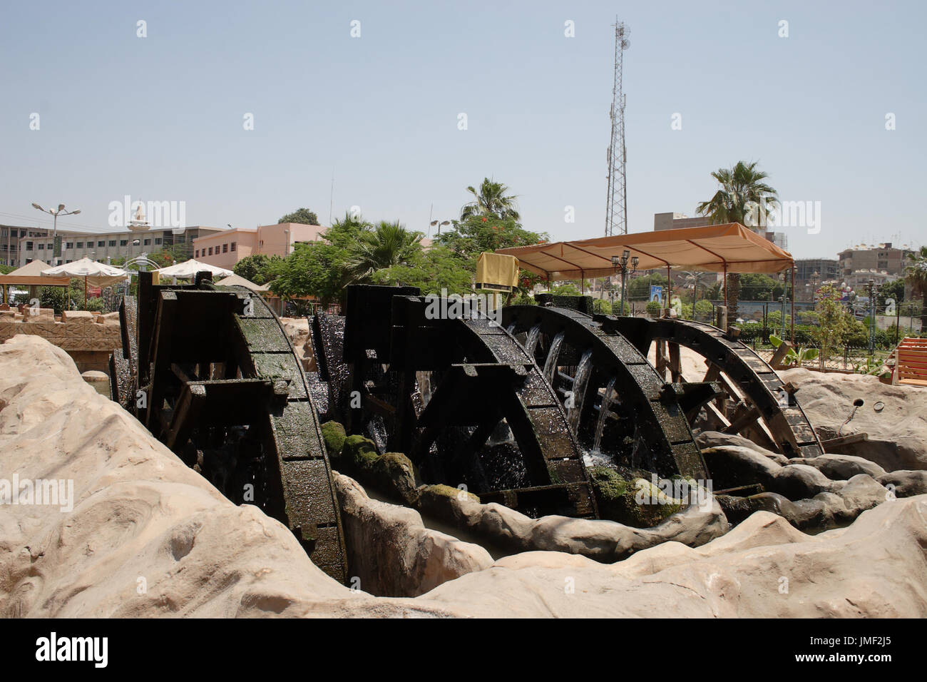 Water wheels egypt hi-res stock photography and images - Alamy